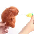 Cute Stuffed Animals Plush Capybara Keychain 12cm Cartoon Simulation ...