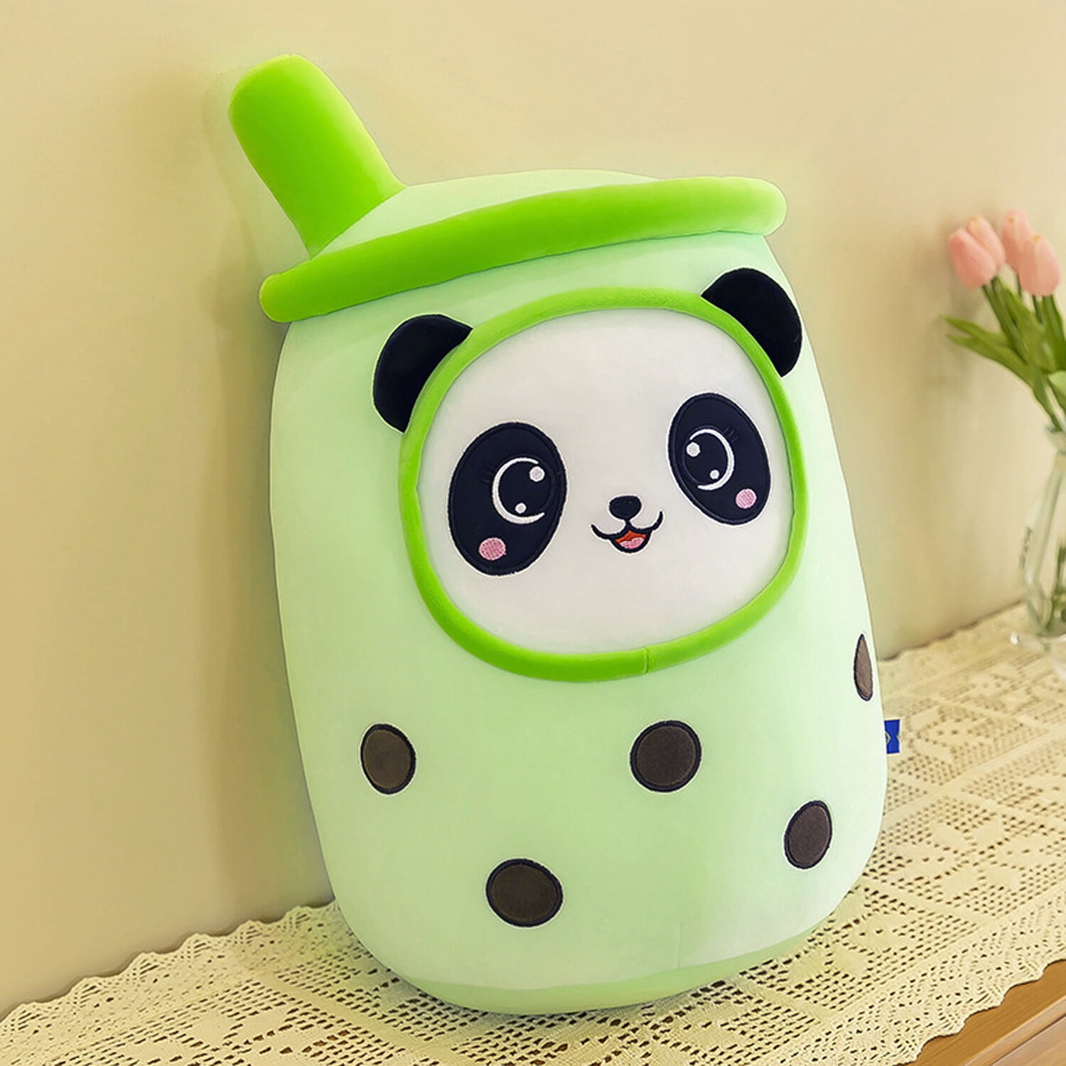 Cute Stuffed Boba Plush Bubble Tea Food Milk Cup Plushie Cartoon Pillow ...