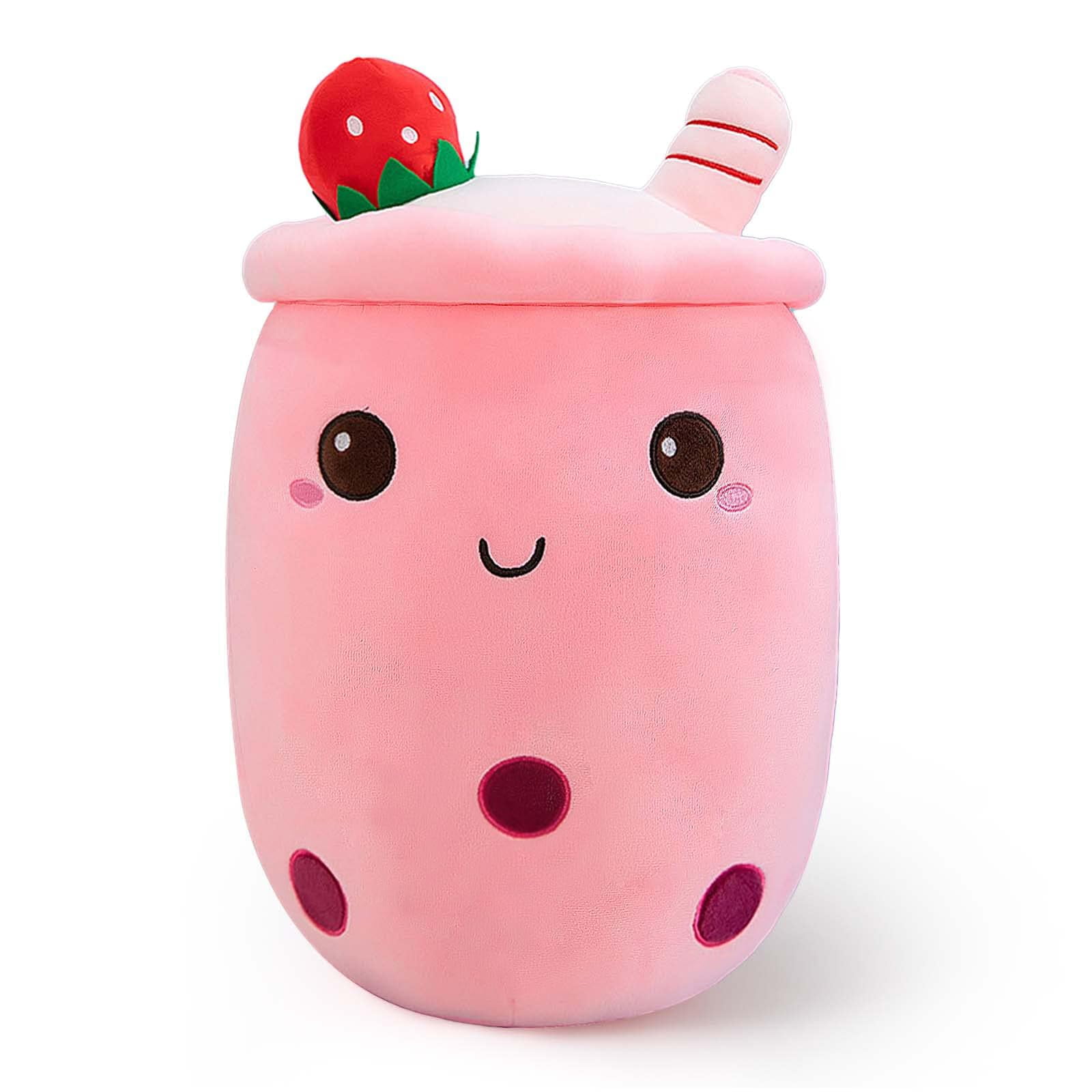 Cute Stuffed Boba Plush Bubble Tea Food Milk Cup Plushie Cartoon Pillow ...
