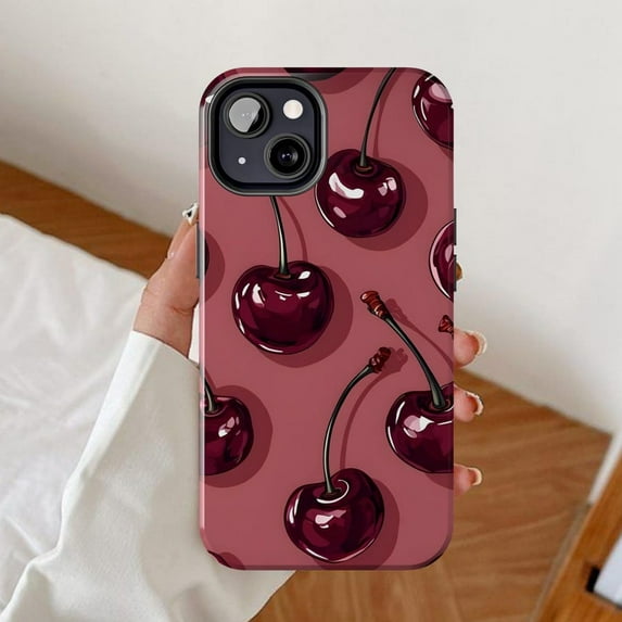 Cute Summer Fruity Cherries Spring Girly Coquette Phone Case 11 12 13 ...