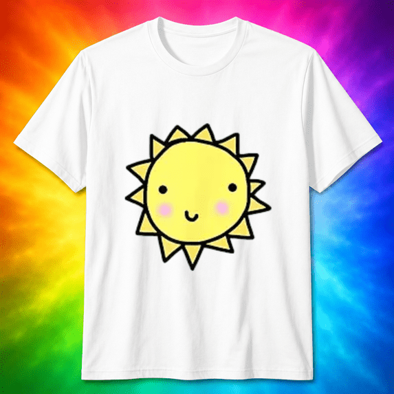 Cute Sunshine Happy Vibe Aesthetic Summer Theme Apparel Unisex T-shirt ...