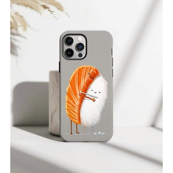 Cute Sushi Hug Kawaii Nigiri Inspired Graphic Phone Case for Apple ...