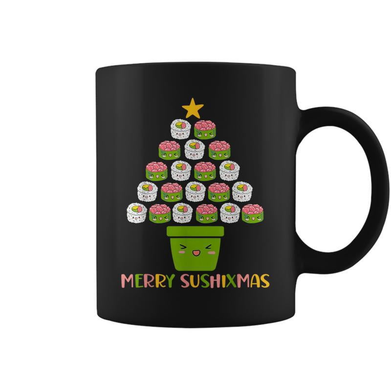 Cute Sushi Love Xmas Kawaii Merry Sushixmas Coffee Mugs - Walmart.com