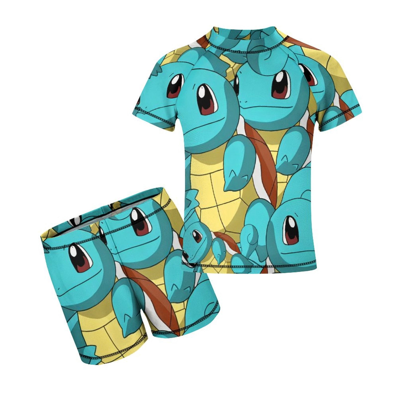 Cute Swimsuit Pokemon Girls Boys Swimwear Beautiful Strap Swimsuit Sets ...