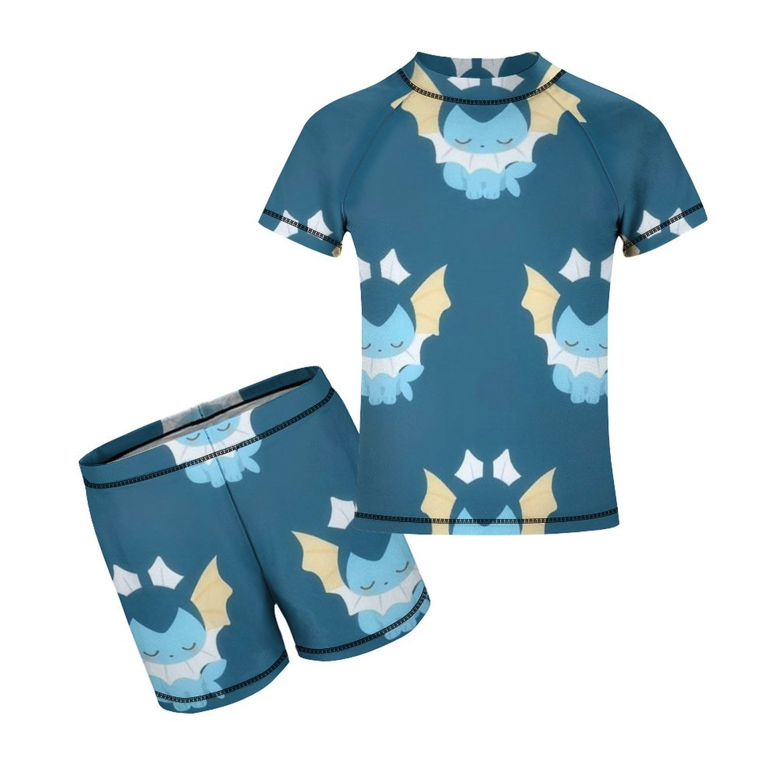 Cute Swimsuit Pokemon Girls Boys Swimwear Beautiful Strap Swimsuit Sets ...