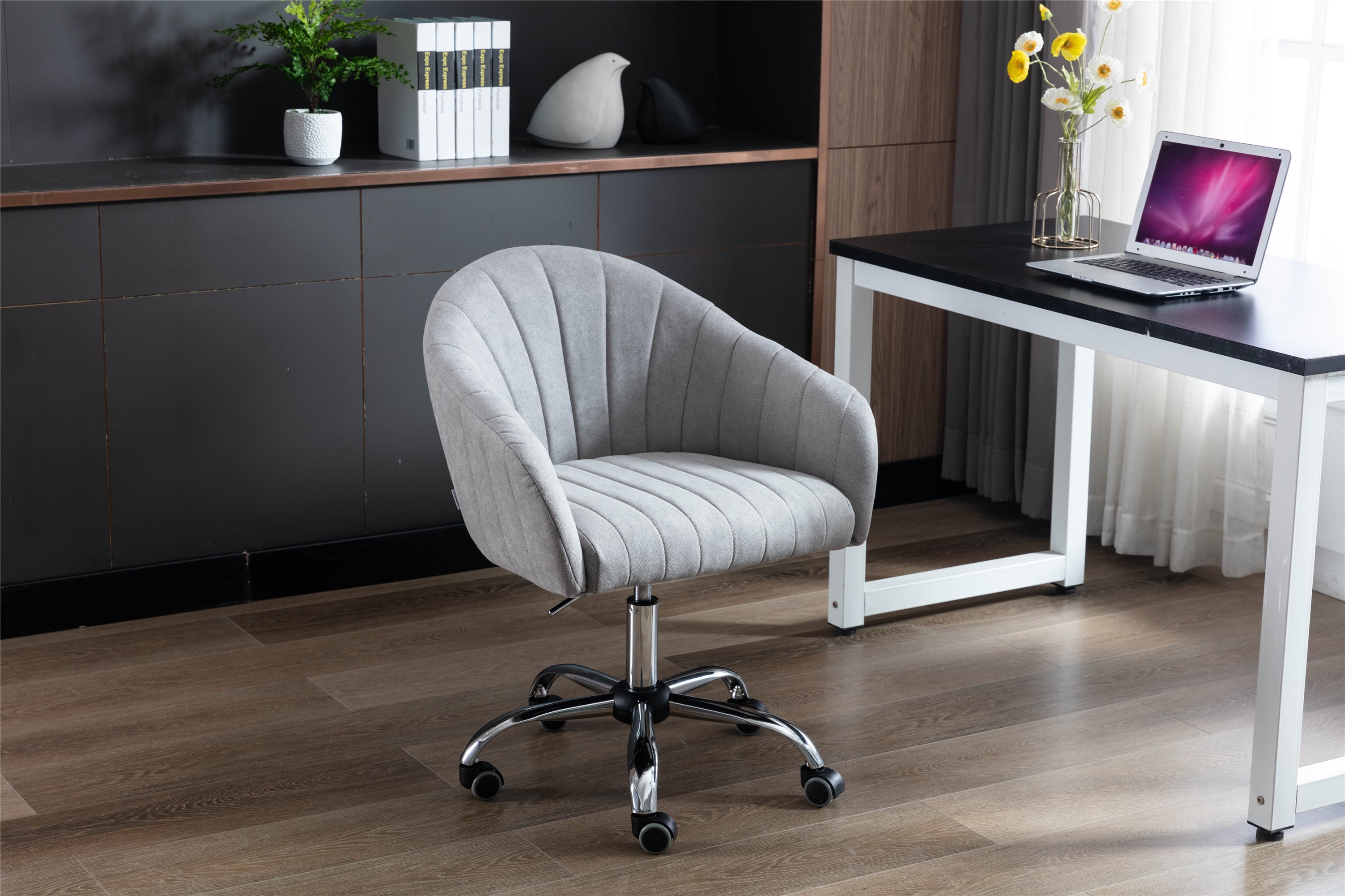 Cute Swivel Shell Chair Desk Chair Adjustable Desk Chair, Swivel ...