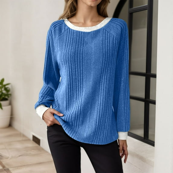 Cute T Shirts For Women Fashion Casual Solid Color Loose Crew Neck T ...