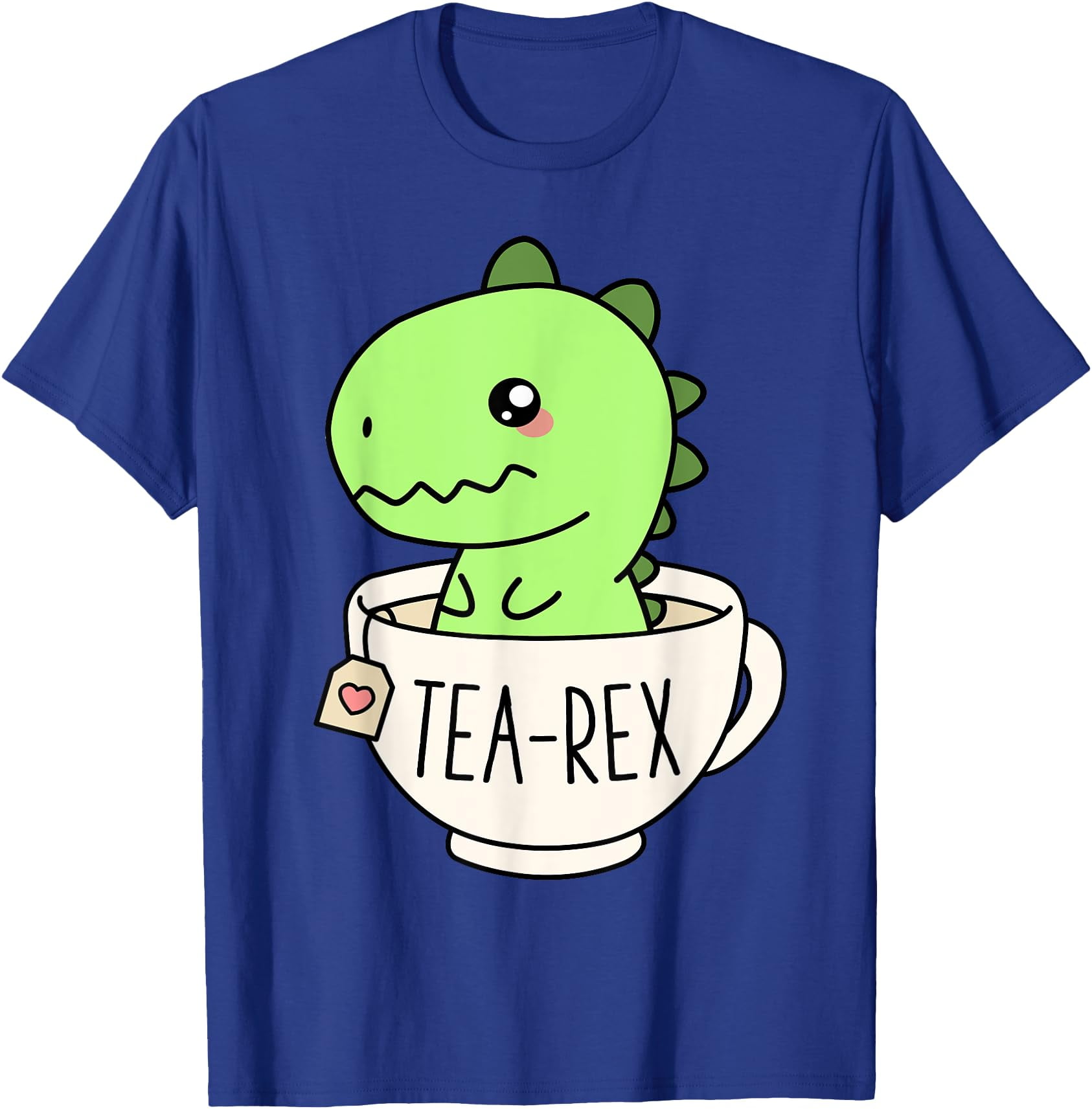 Cute Tea-Rex T-Rex Dinosaur Kawaii Funny Dino Pun Unisex T-Shirt for ...
