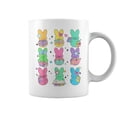 Cute Teacher Bunny Rabbit Reading Easter Bunnies Book Lovers Coffee ...