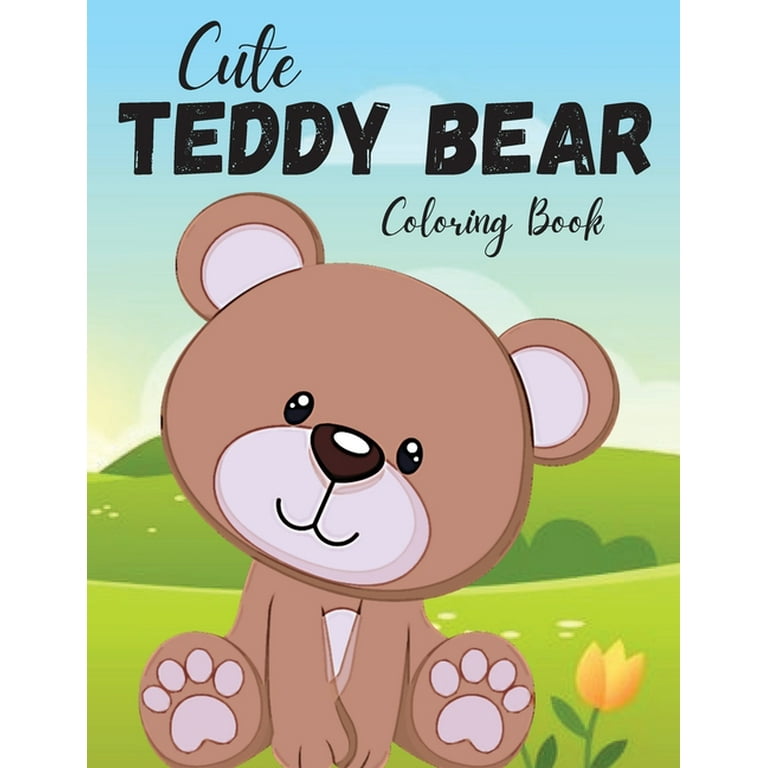 cute teddy bear coloring book