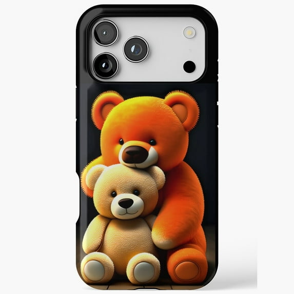 Cute Teddy Bears Illustration Artwork Protective and Compatible iPhone ...