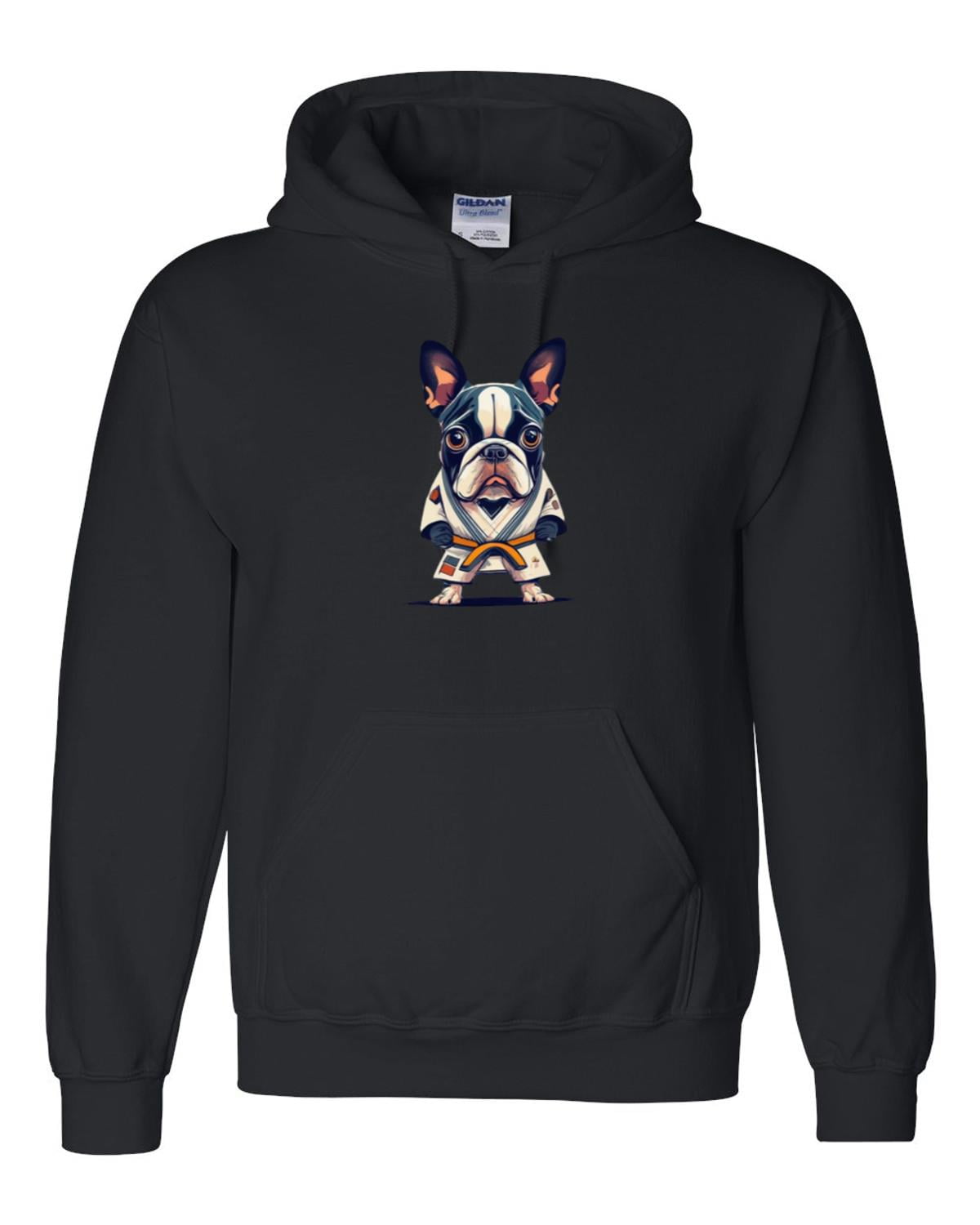 Cute Terrier in Jiu Jitsu Hoodie for Dog Lovers Martial Fans, for men ...