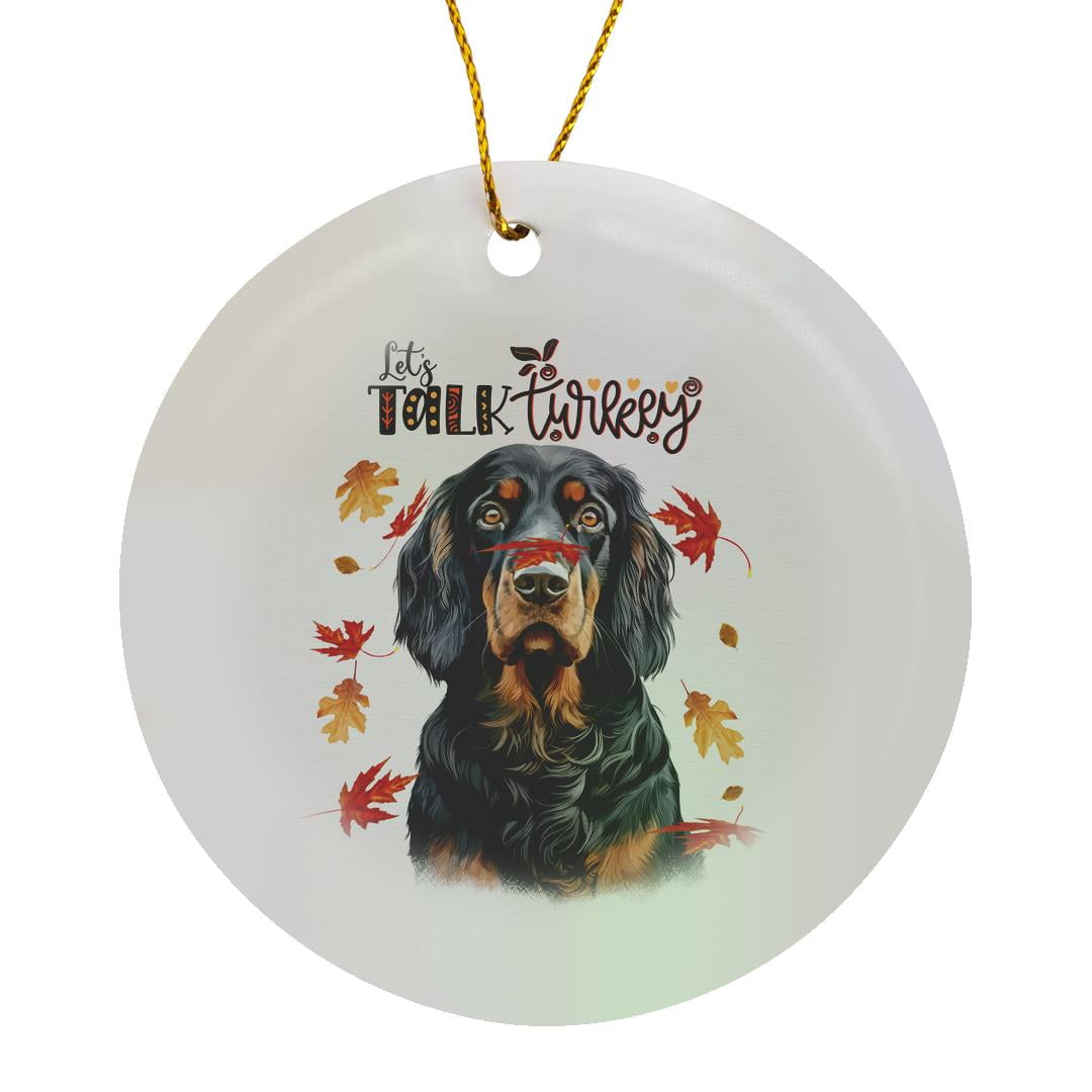 3drose, Cute Thanksgiving Gordon Setter Dog Ready for Turkey Day ...