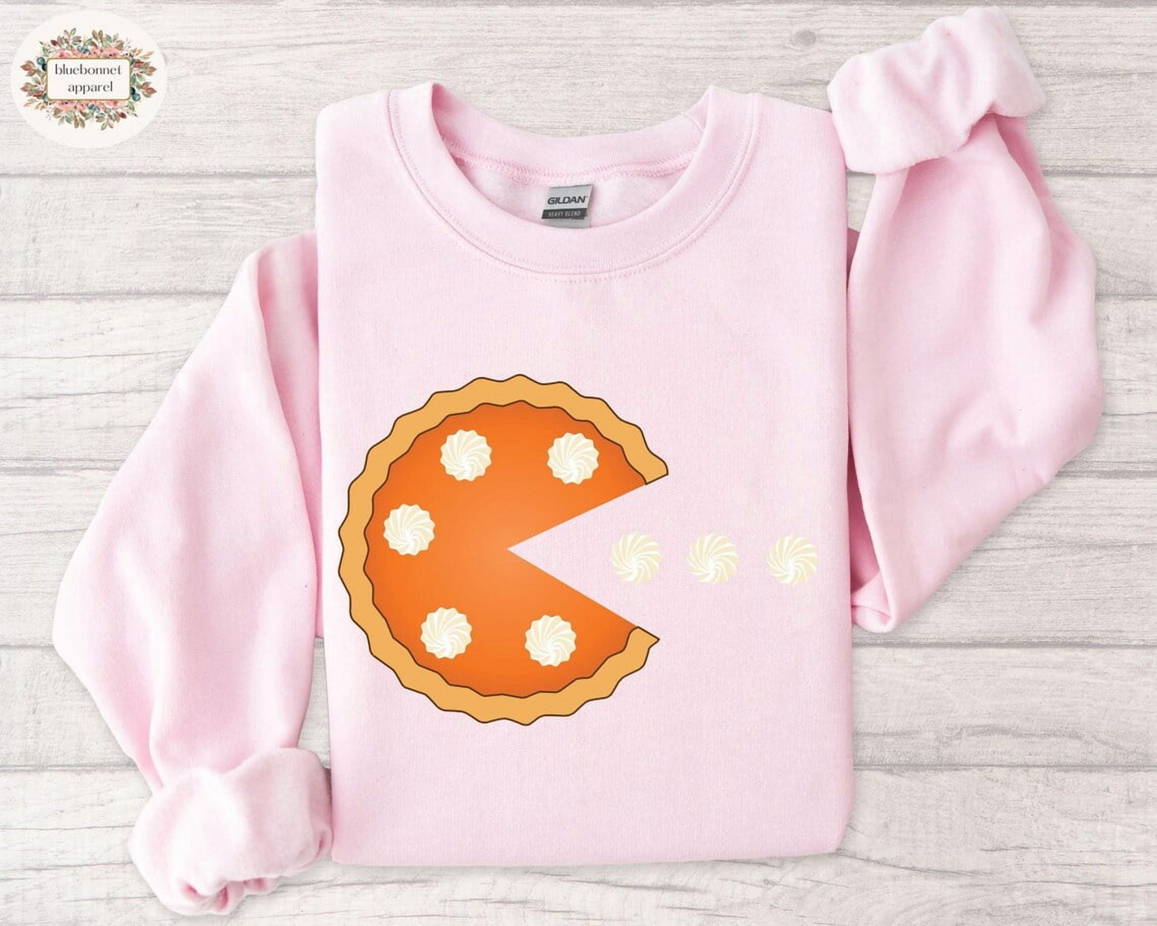 Cute Thanksgiving Pumpkin Pie Sweatshirt, Fall Foodie Shirt, Retro Pie ...