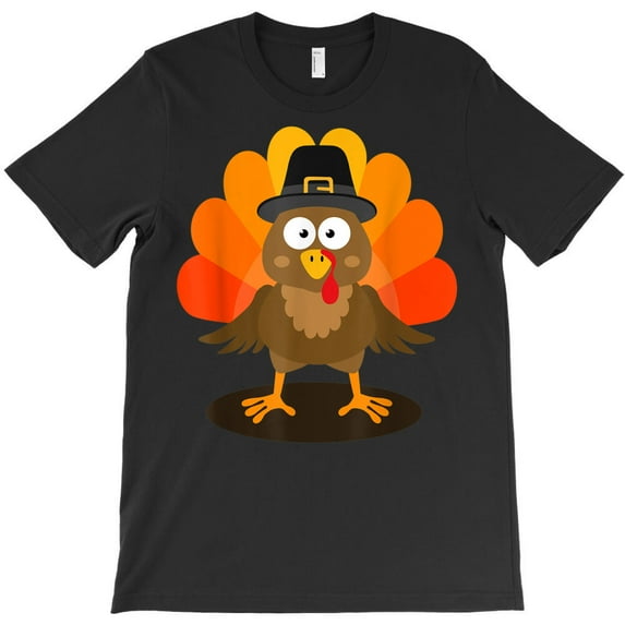 Cute Thanksgiving Turkey With Pilgrim Hat For Feast Day, G10094 Unisex ...
