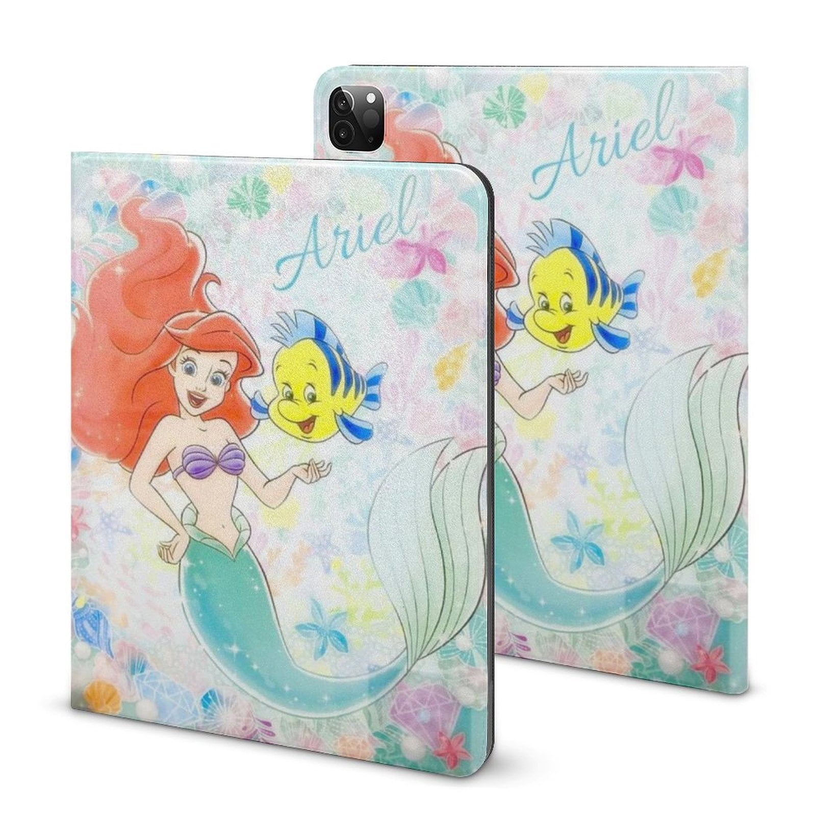Cute The Little Mermaid Cartoon Book Case for IPAD Pro 2021 （11in ...