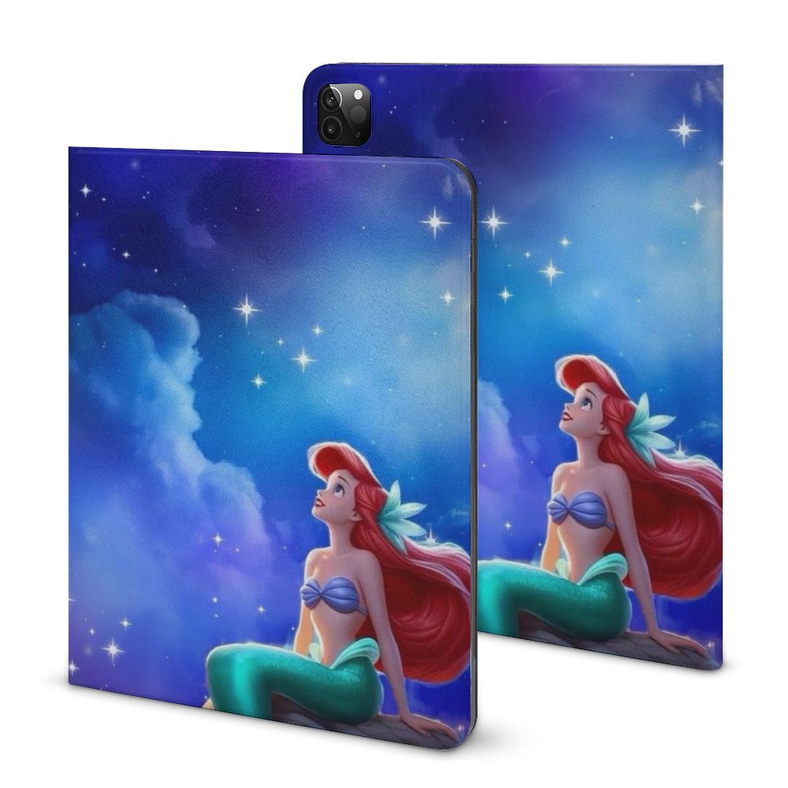 Cute The Little Mermaid Cartoon Book Case for IPAD Pro 2021 （11in ...