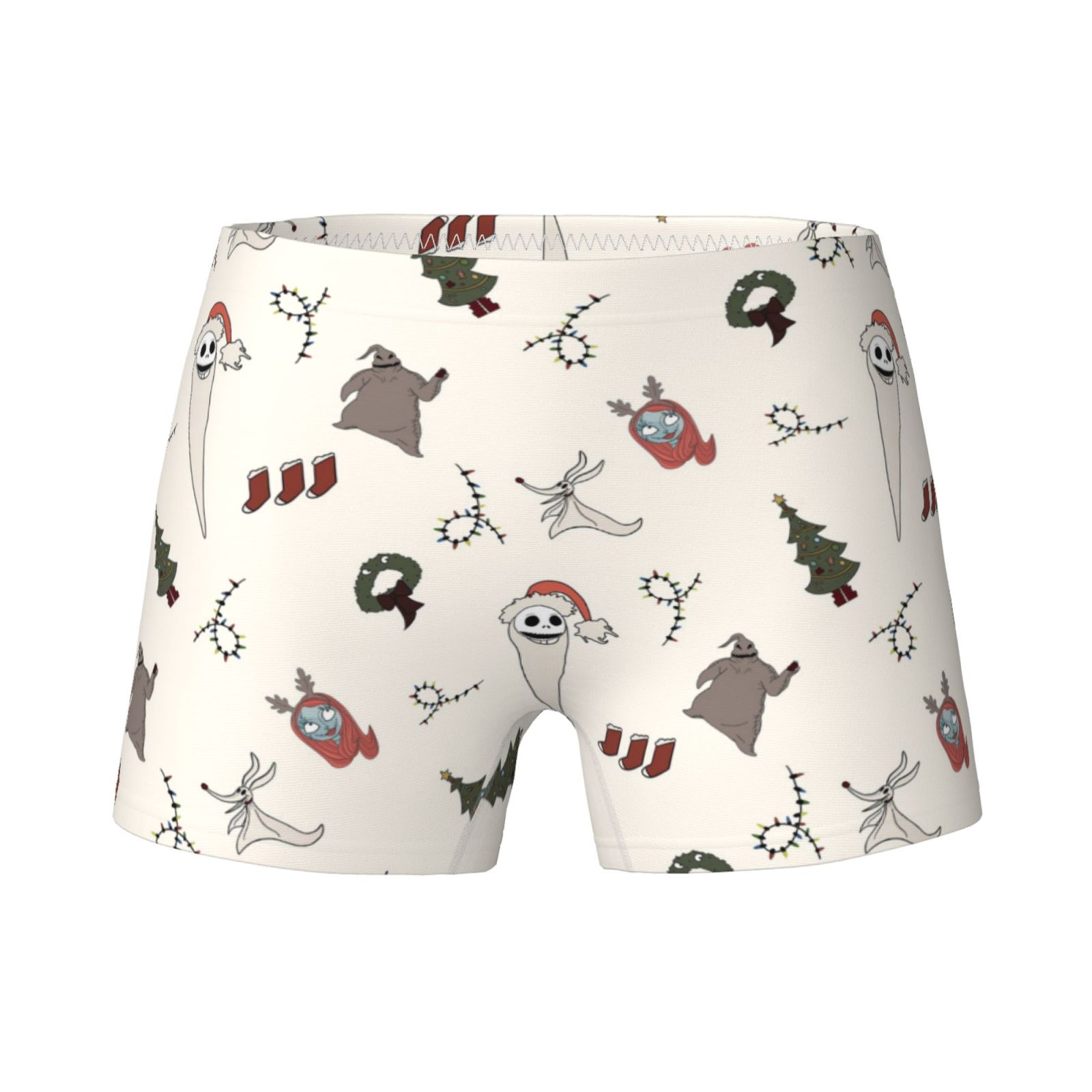 Cute The Nightmare Before Christmas Jack and Sally Skellington Boxer ...