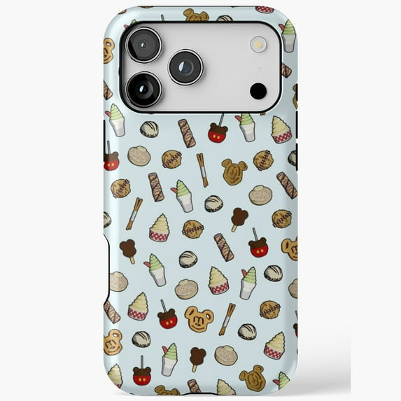 Cute Theme Park Snack Parody Art Phone Case Compatible iPhone 17 ...