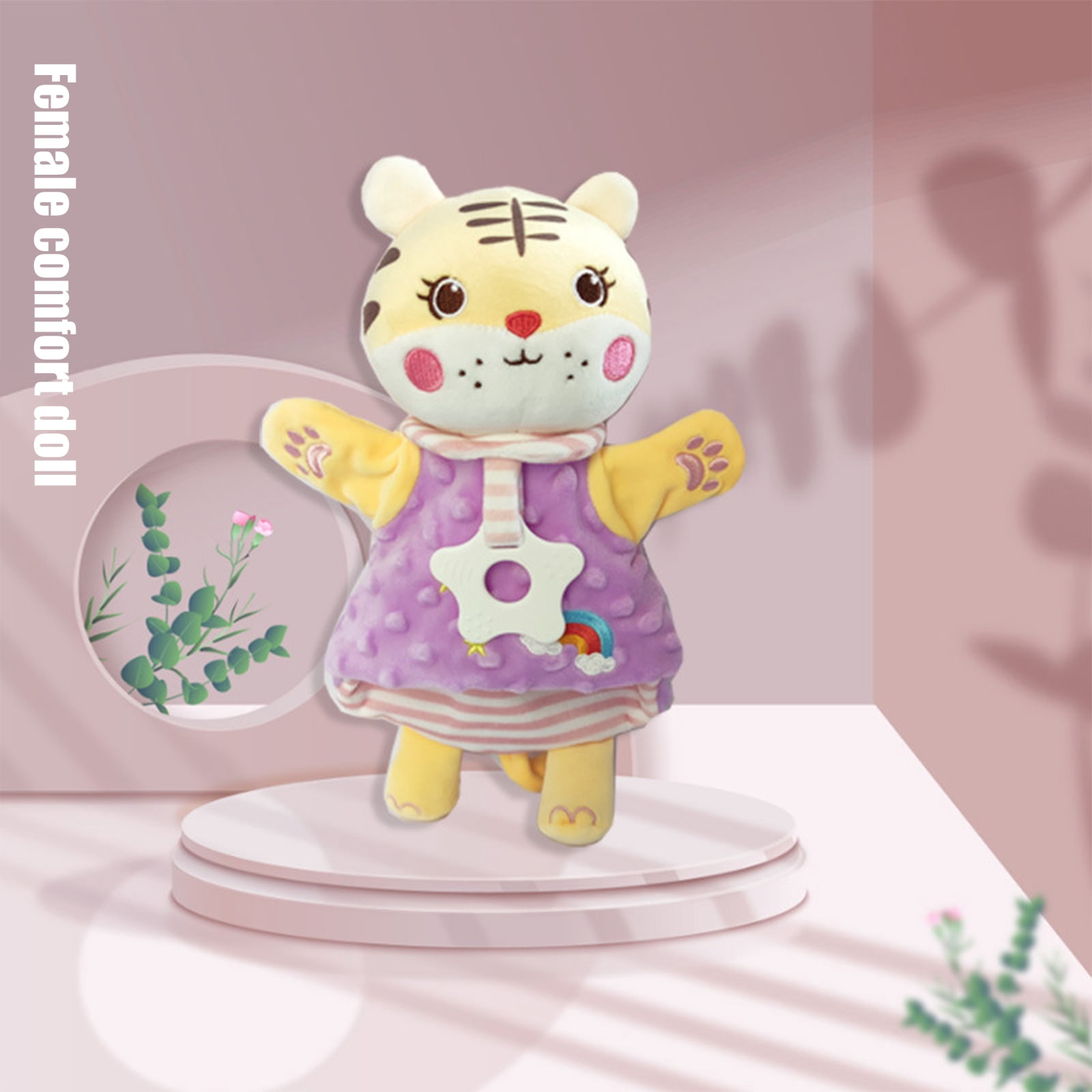 Cute Tiger Hand Puppet Plush Toys, Soft Rabbit Stuffed Animal Plush ...