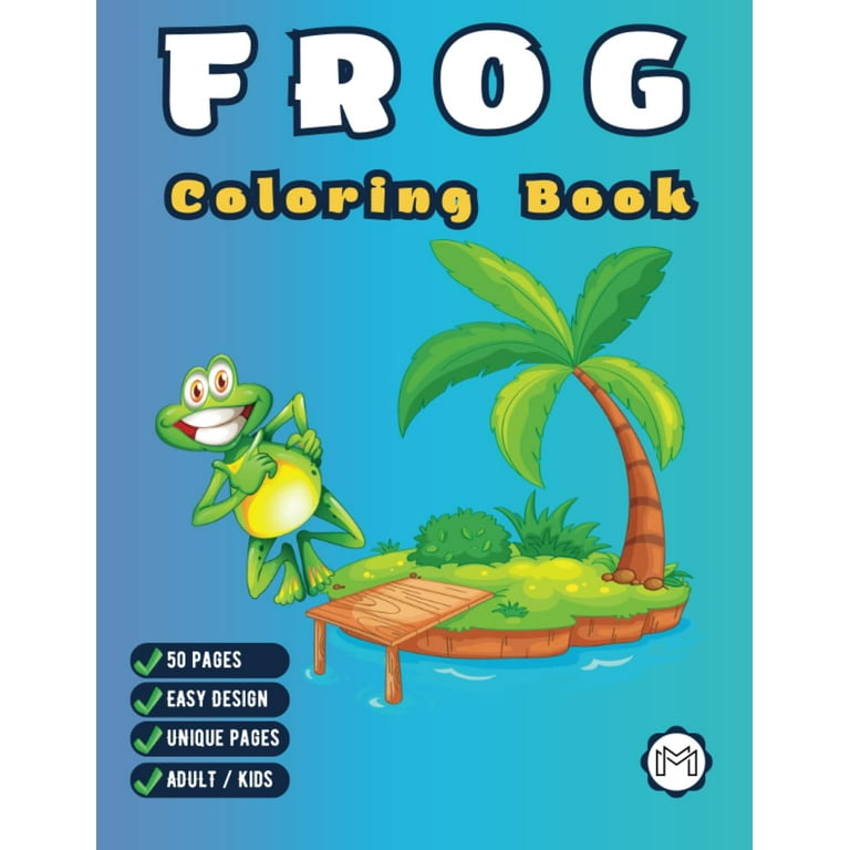 cute frog coloring book