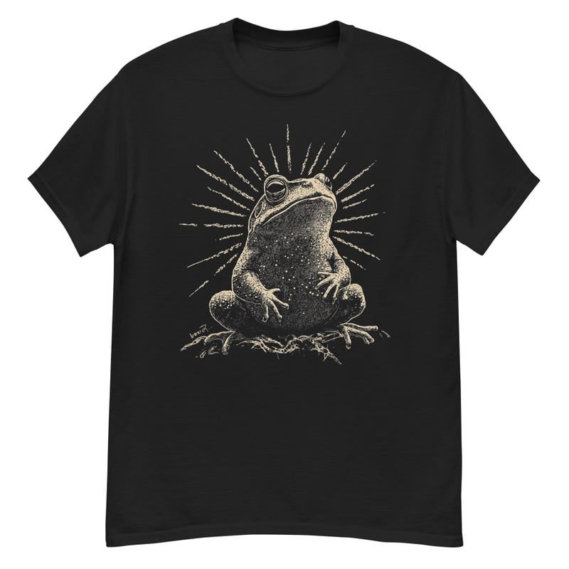 Cute Toad Frog Amphibian Nature Animal Green Swamp Graphic TShirt,for ...