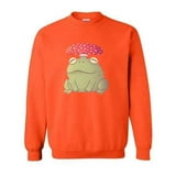 Cute Toad With A Toadstool On Its Head Funny Animal Unisex Sweatshirt ...