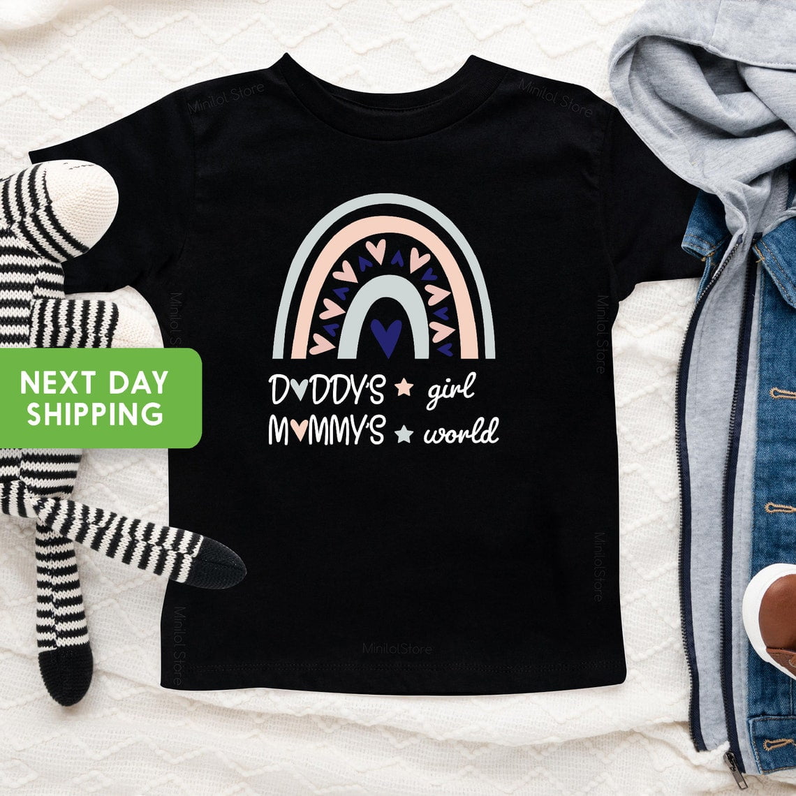 Cute Toddler Shirt, Daddy'S Girl, Mommy'S World Toddler Shirt, Daddys ...