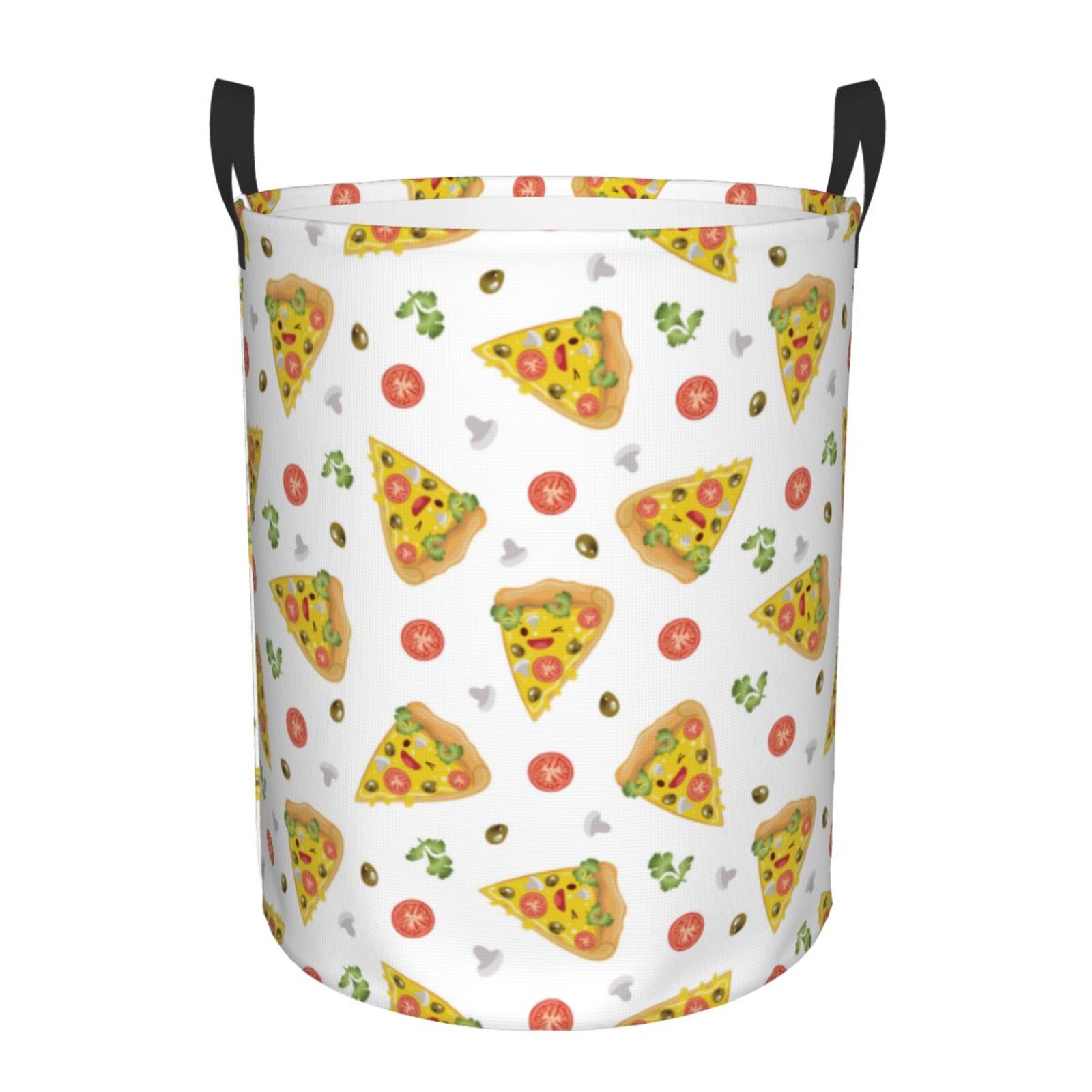 Cute Tomato Pizza Laundry Basket, Laundry Hamper Waterproof Laundry Bag ...