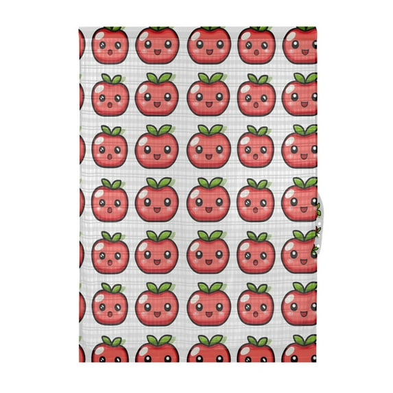 Cute Tomatoes Door Curtain Blackout Thermal Insulated Door Side Curtain ...