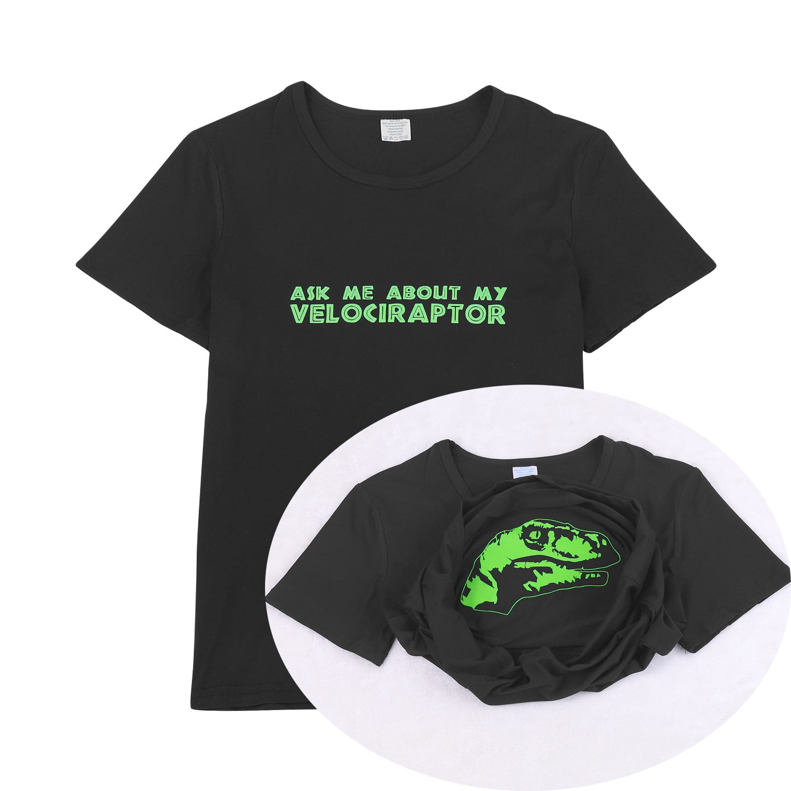 Cute Tops for Boys Novelty Funny Dinosaur Letter Short Sleeved Active T ...