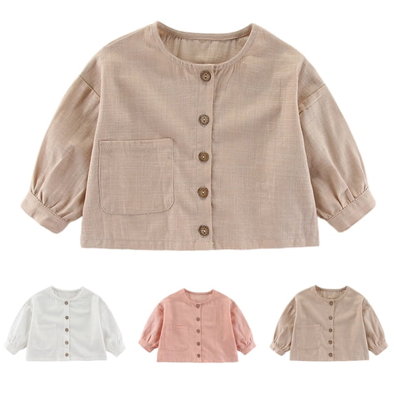 Cute Tops for Boys Relaxed Blend Jacket And Girls Casual Oversized ...