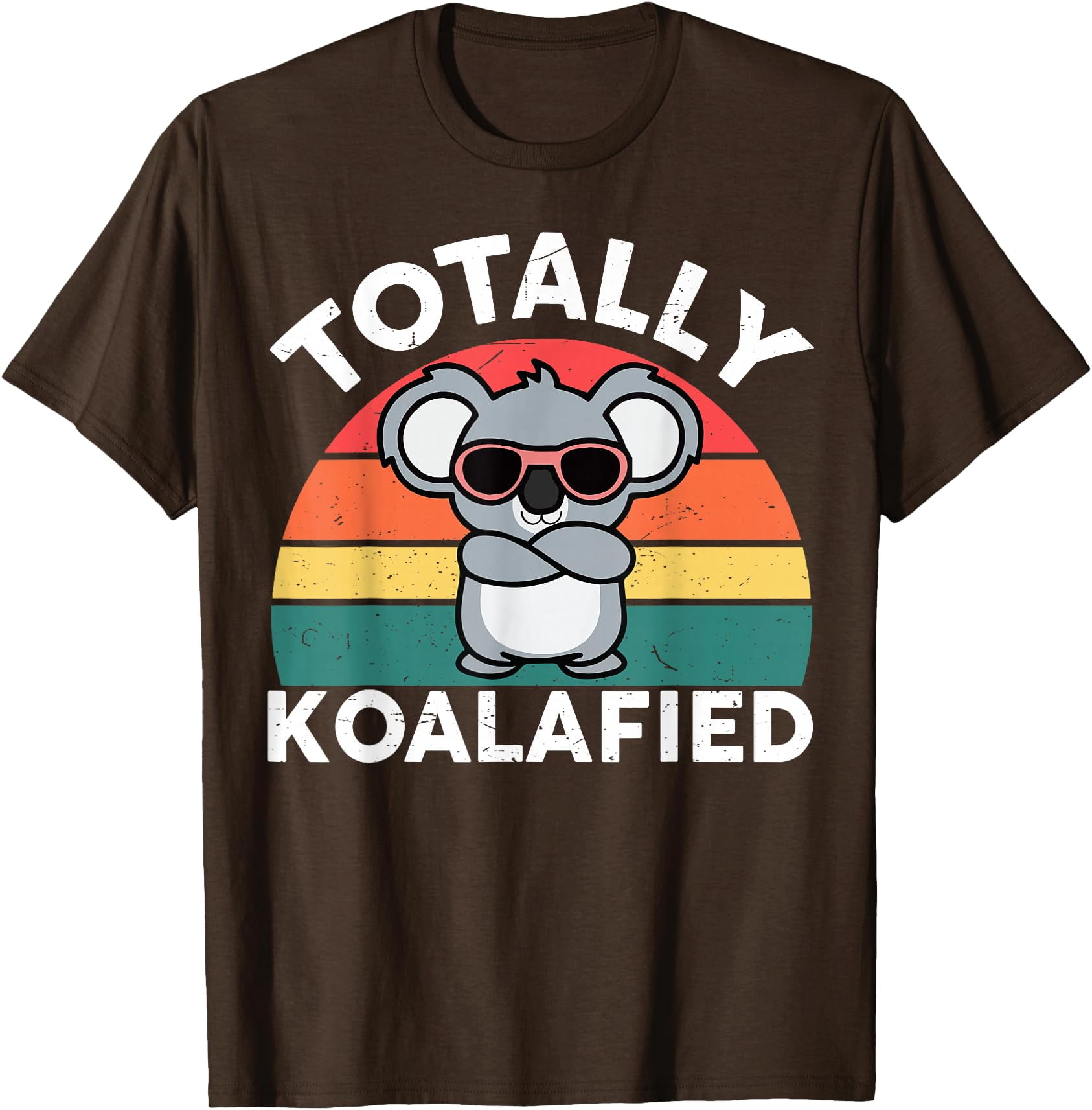 Cute Totally Koalafied Koala Softstyle Unisex T-Shirt,Dark Chocolate ...