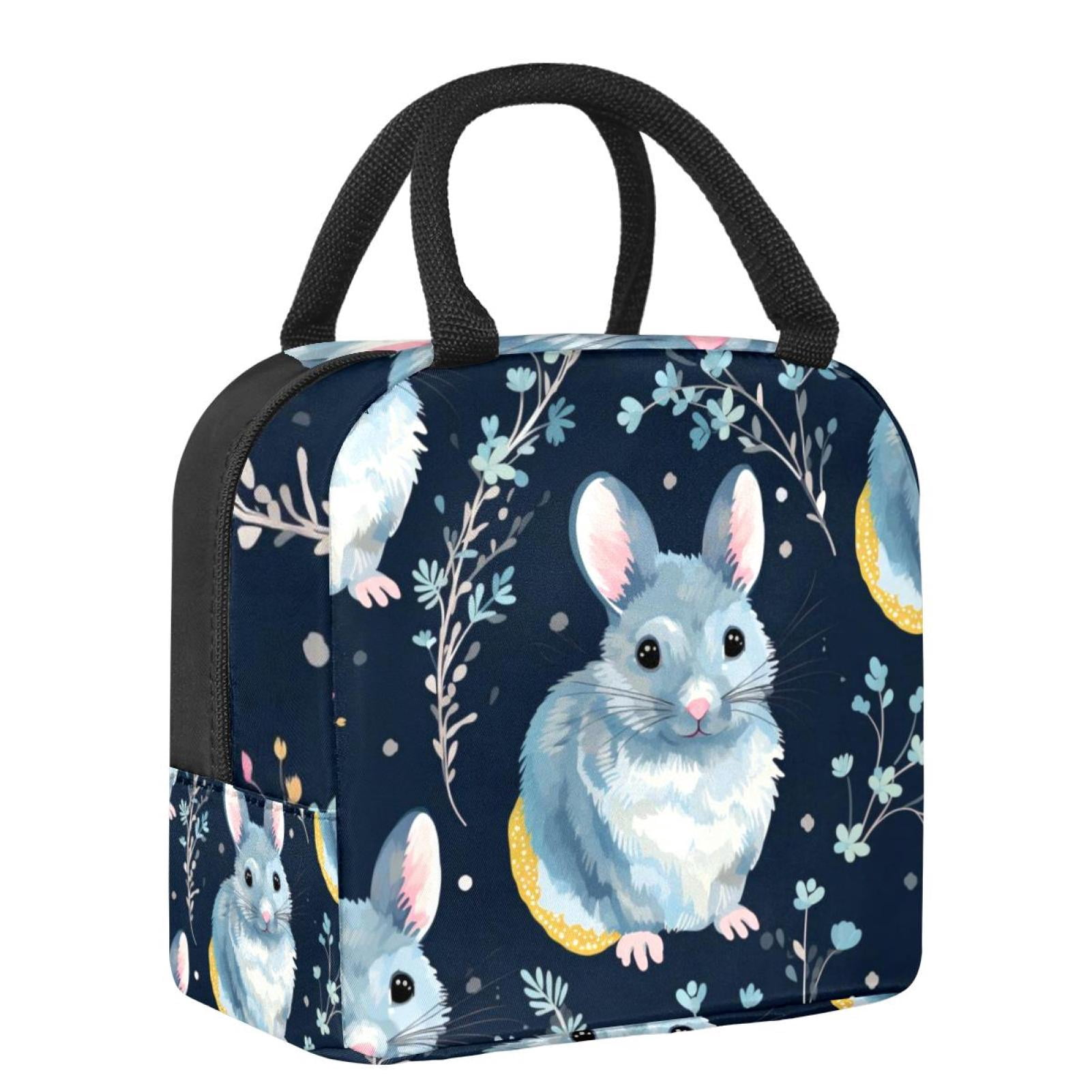Cute Totoro Animals Chinchilla Lightweight Large Capacity Tote Lunch ...