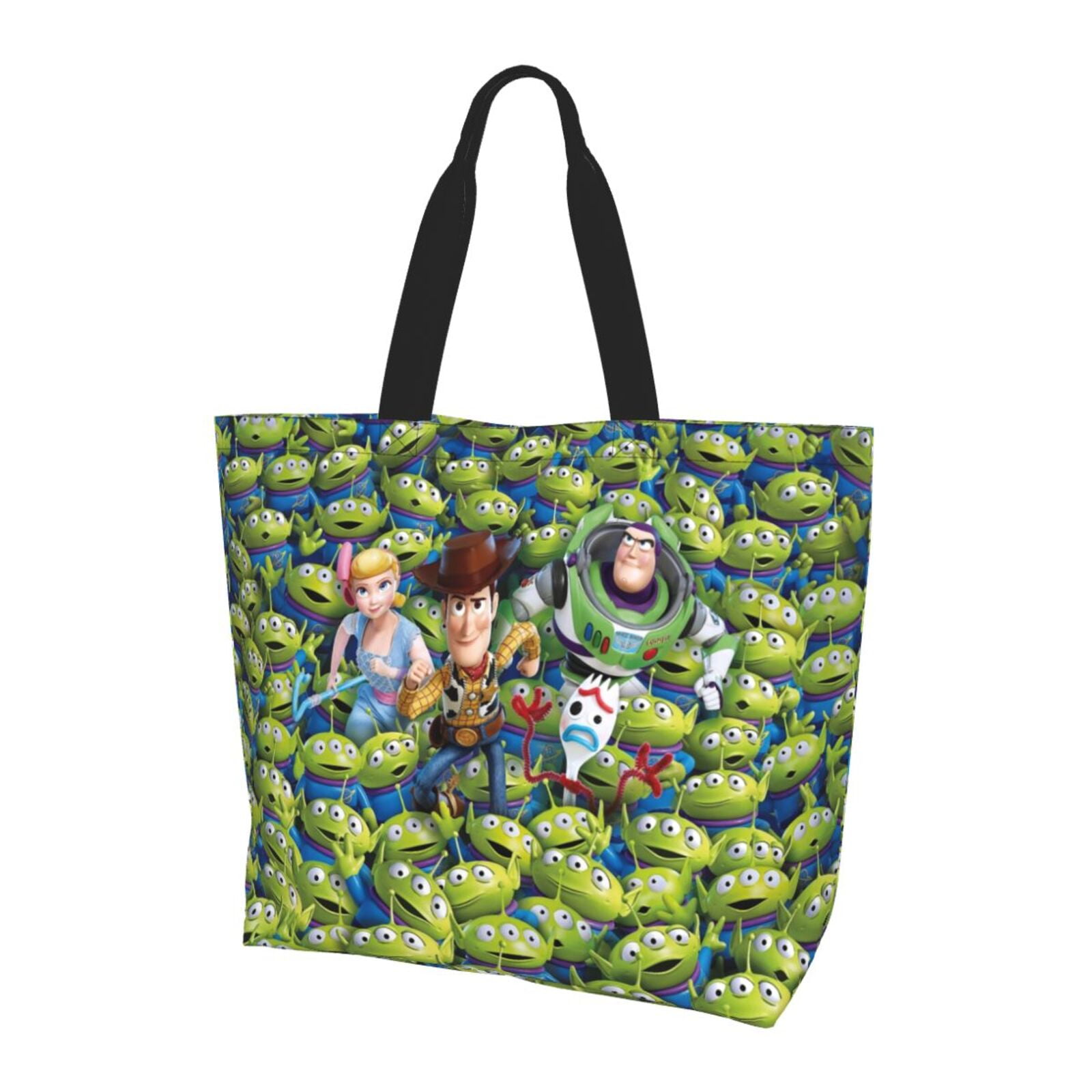 Cute Toy Stor Extra Large Canvas Tote Bag for Gym Beach Travel Reusable ...