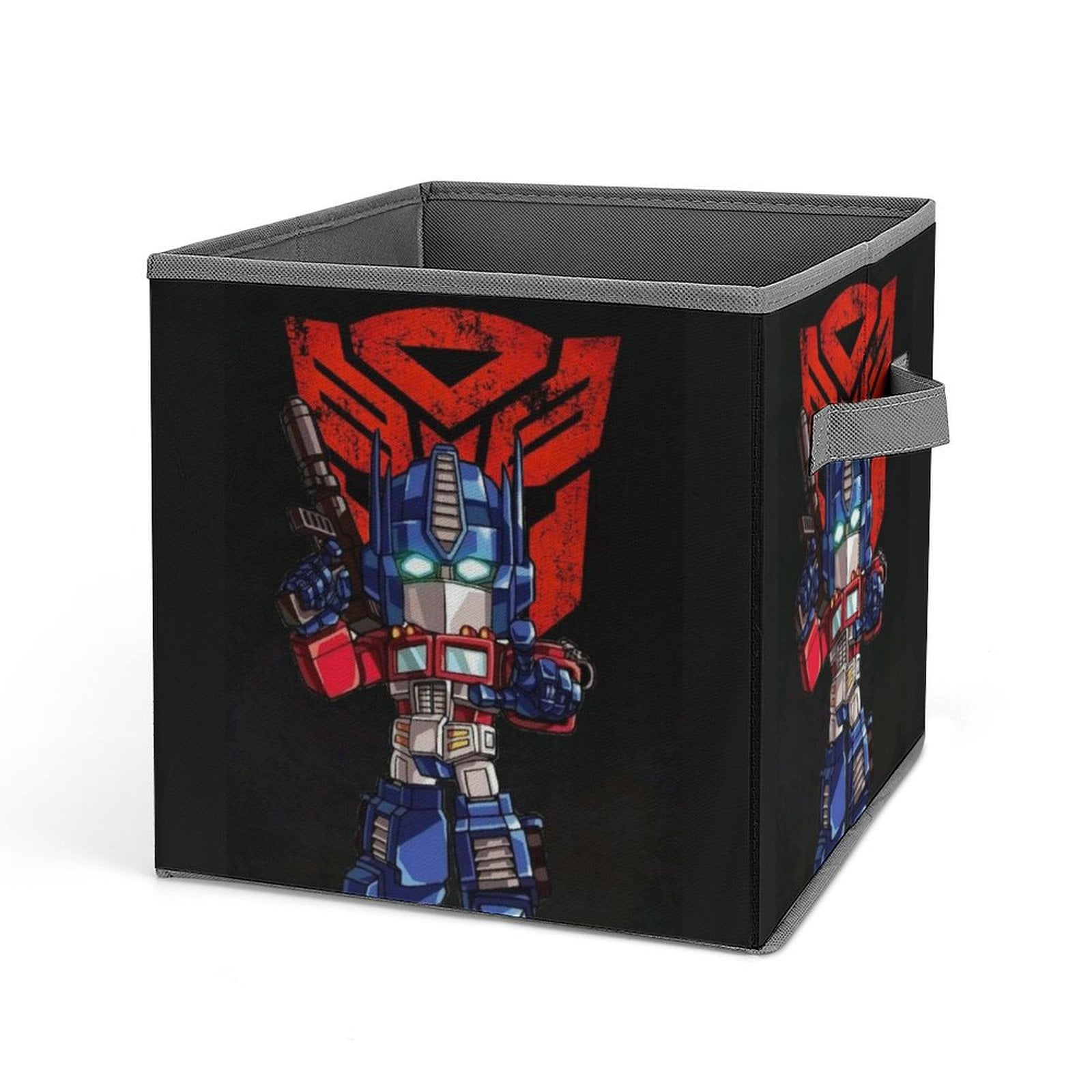 Cute Transformers Capacity Collapsible Storage Bin, Anime Cartoon ...