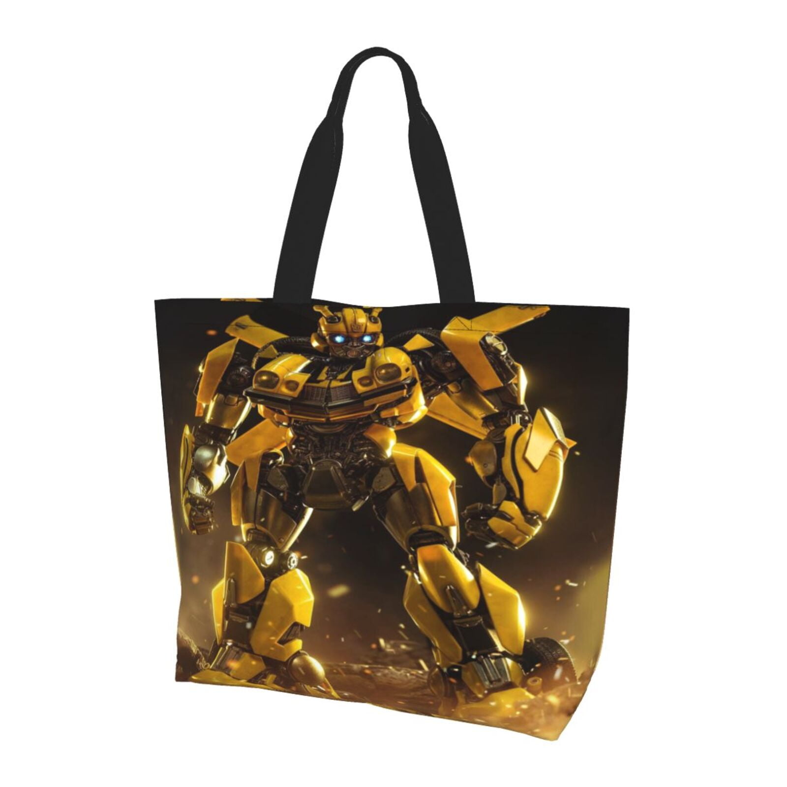 Cute Transformers Extra Large Canvas Tote Bag For Gym Beach Travel ...