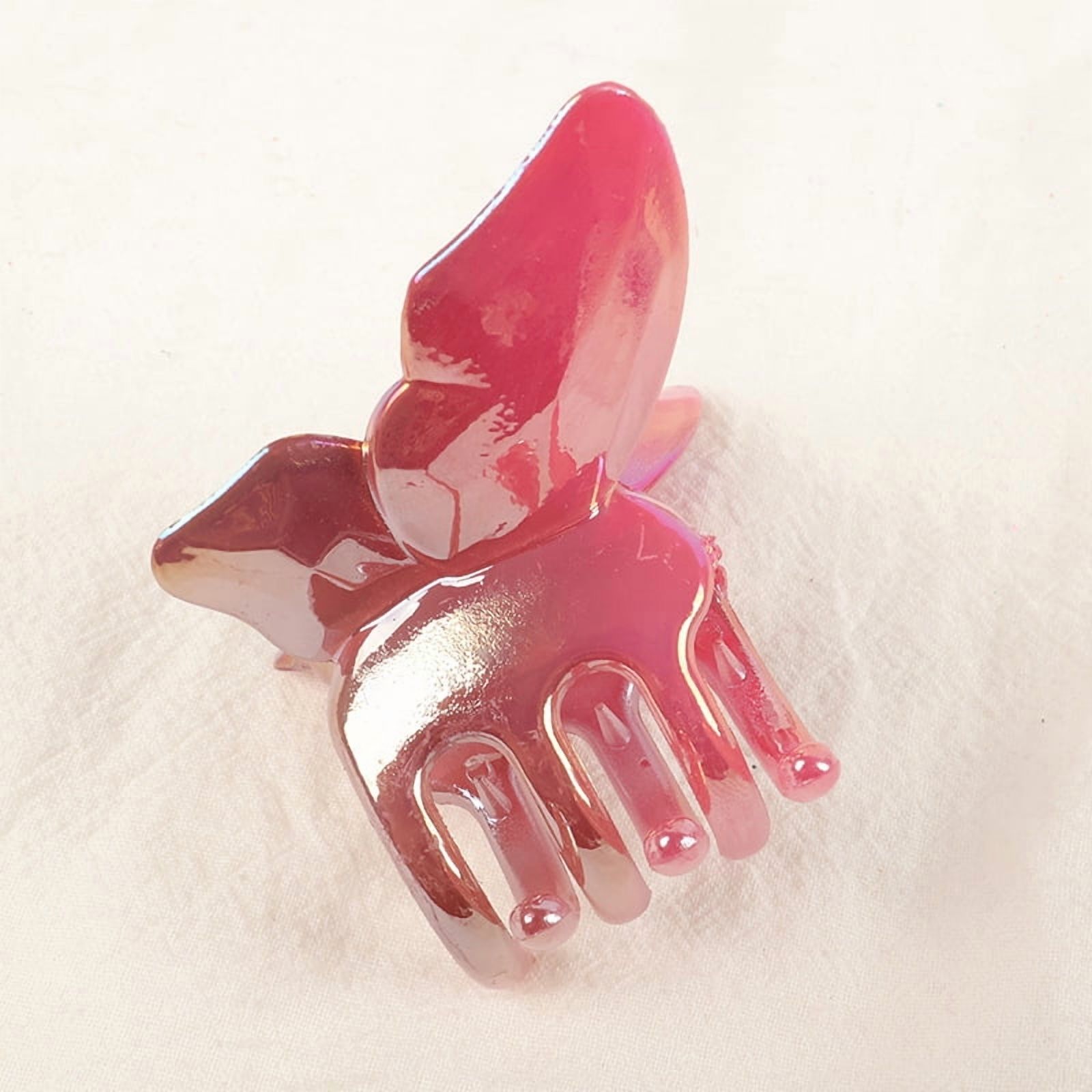 Cute Transparent Hair Claw Clips Barrettes Mini Butterfly Hair Clips ...