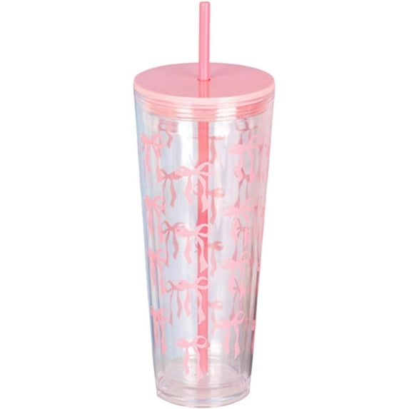 Cute Tumbler with Straw, 700ml Water Bottle, Leak-Proof Reusable ...