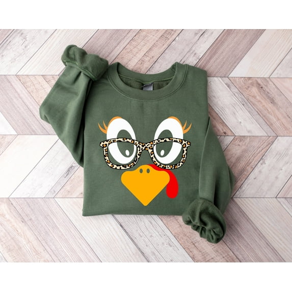 Cute Turkey Fall Thanksgiving T-Shirt, Thanksgiving Family Matching ...