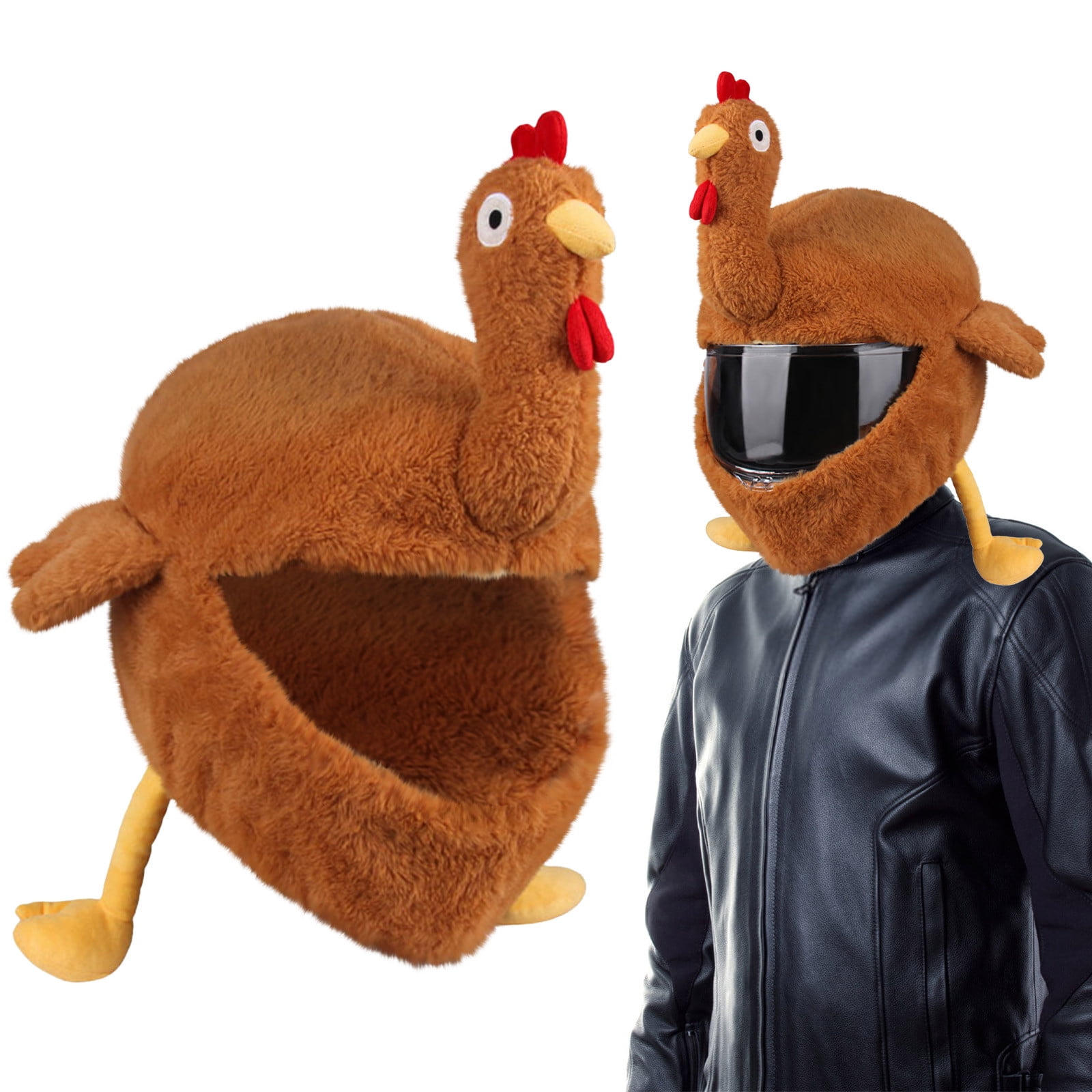 Cute Turkey Helmet Protection Cover Motorcycle Helmet Cover Soft Full ...
