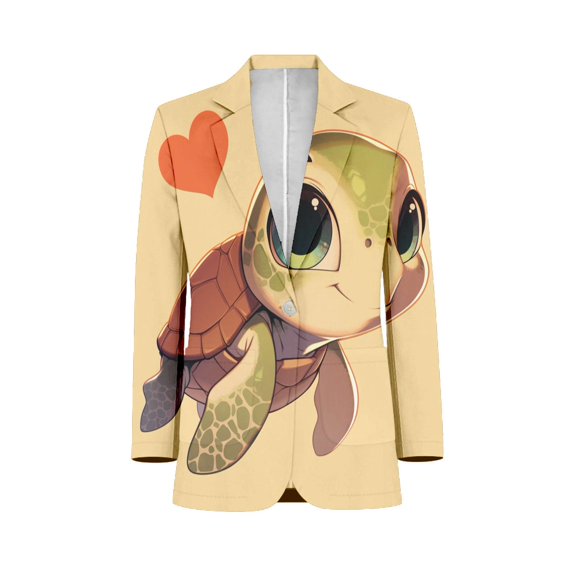 Cute Turtle Men Blazers Slim Clothing Summer Jacket Man Oversize Daily ...