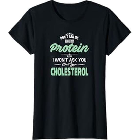 Cute Veggie Themed T-Shirt - Fun Protein Message for Healthy Lifestyle ...