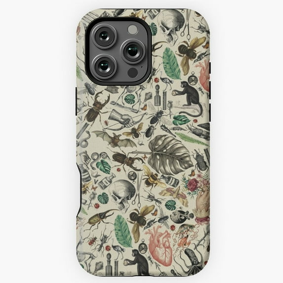 Cute Vintage Bug Pattern Art iPhone Case 17 16 15 14 13 12 11 Pro Max ...