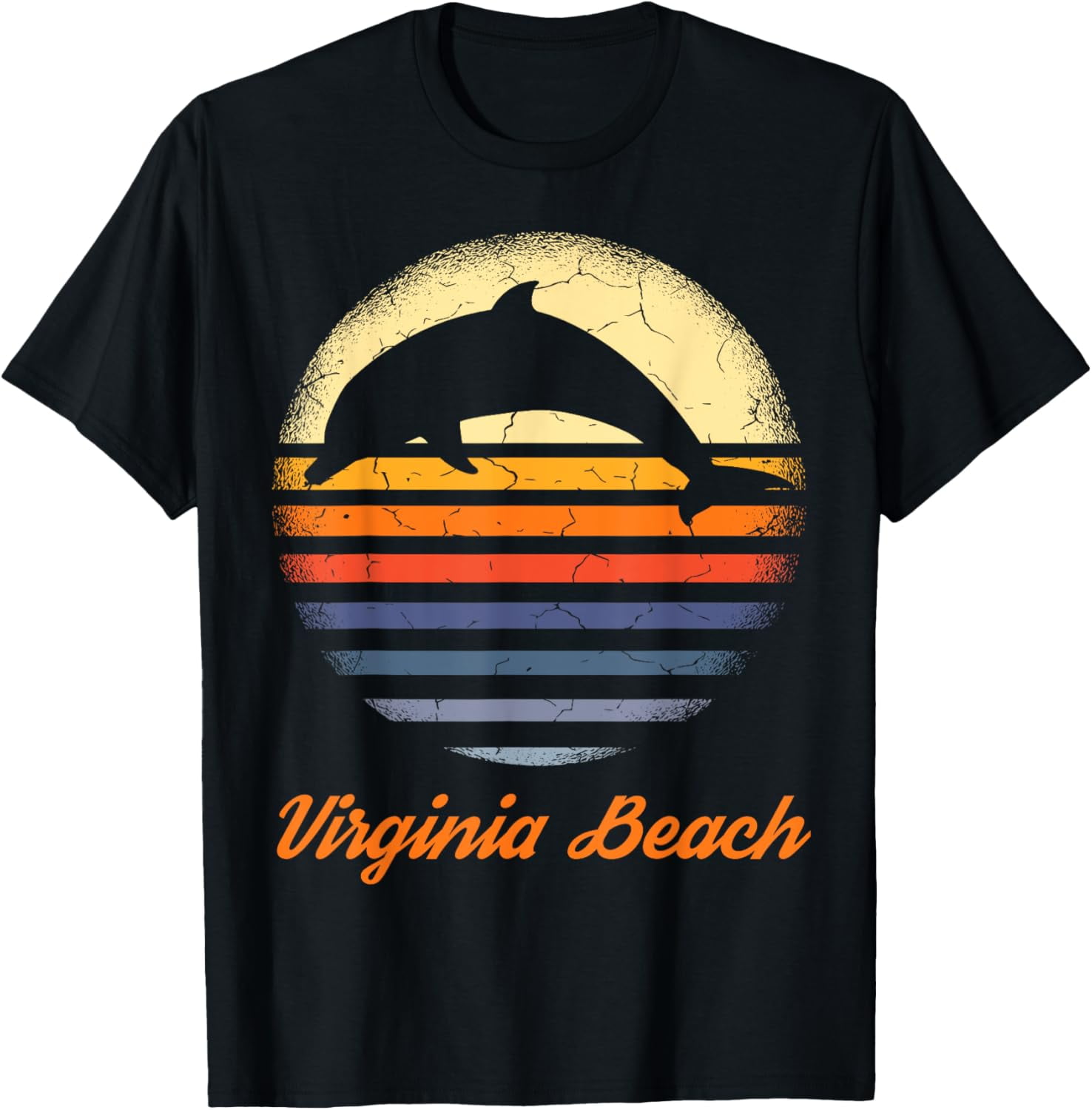 Cute Virginia Beach VA Dolphin Lover Dolphin Watching T-Shirt - Walmart.com