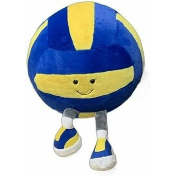 Cute Volleyball Stuff Soft Sports Throw Pillow, Funny Plush Volleyball ...