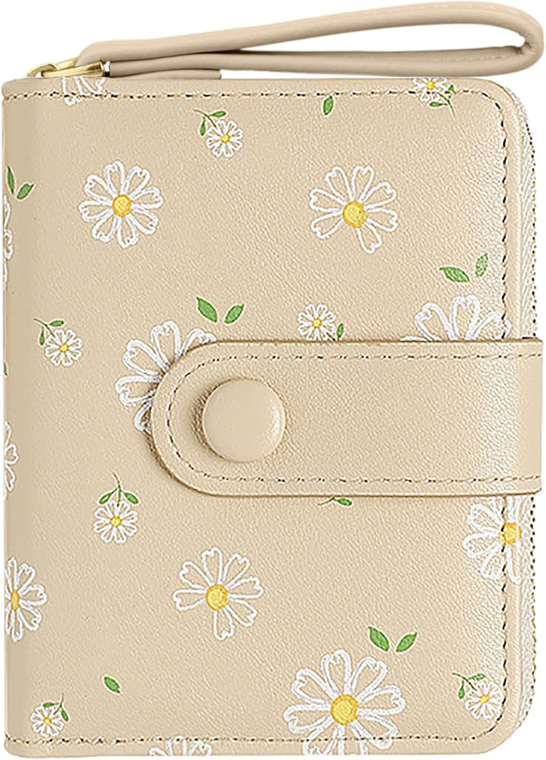 Cute Wallet Women Blue Girls Wallet Women's Small Wallets Flower Design ...