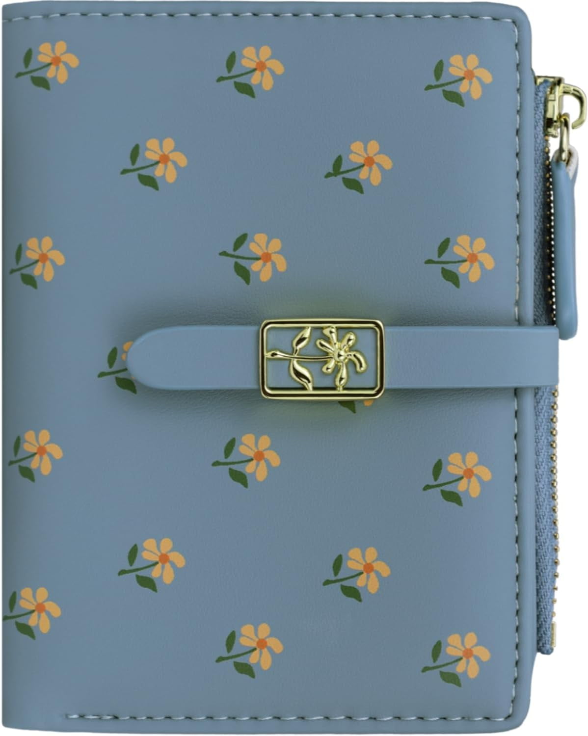 Cute Wallet Women White Small Wallets Coin Purse Minimalist Flower ...