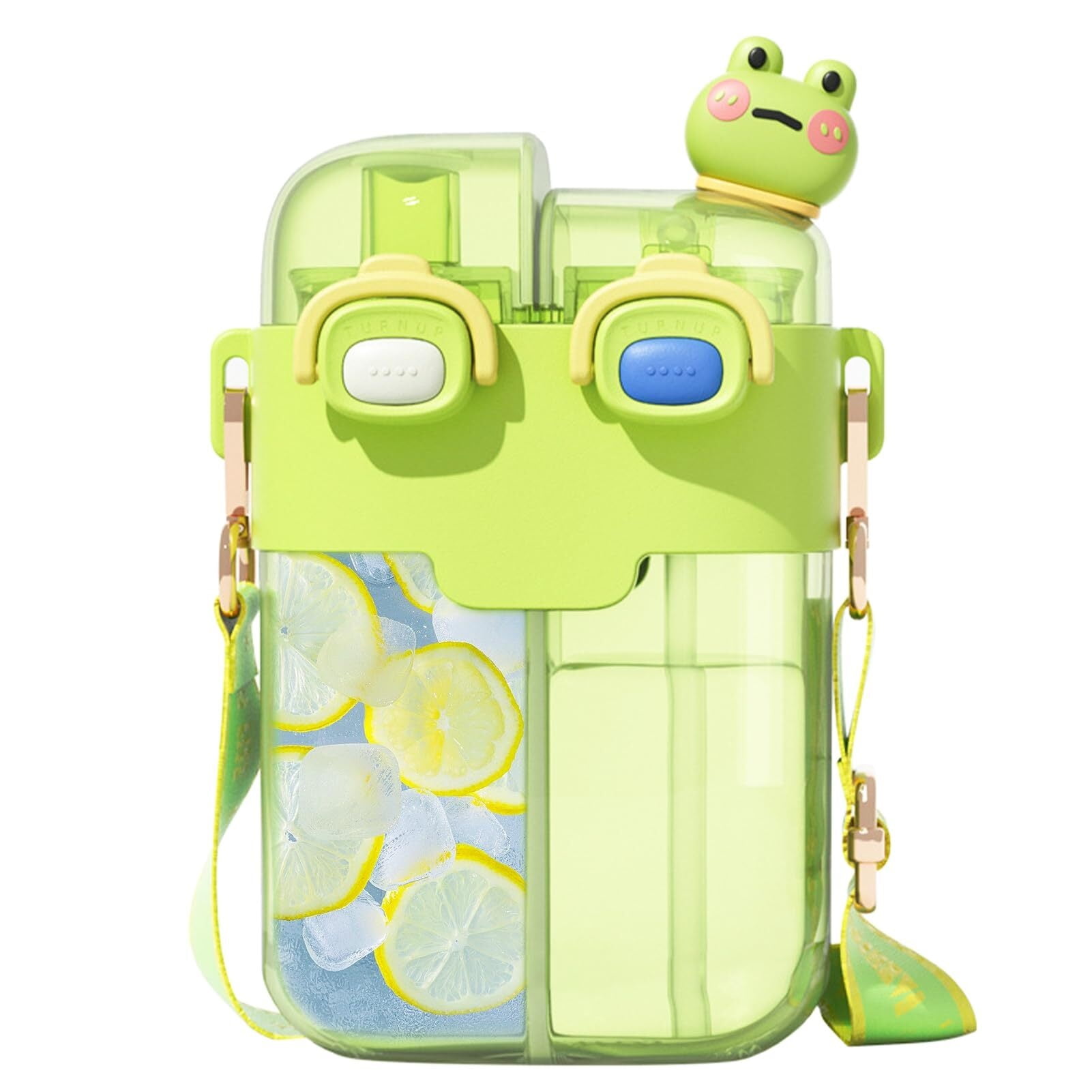 Cute Water Bottle for Kids: 26oz Kawaii Water Bottle for Girls, Funny Bear Water Bottles with ...