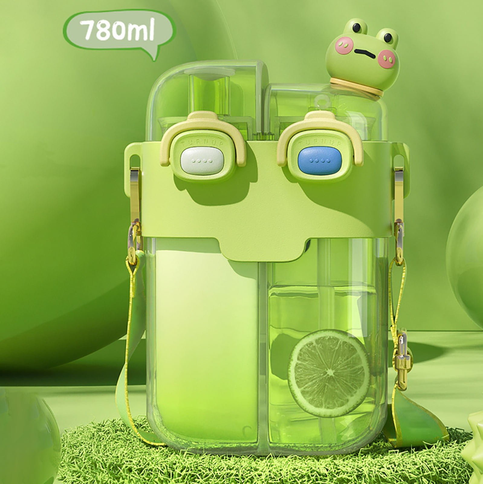 Cute Water Bottle for Kids: 26oz Kawaii Water Bottle for Girls, Funny Bear Water Bottles with ...